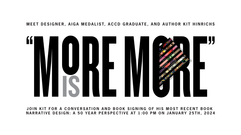 More is More: Presentation & Book Signing with Kit Hendrichs | AIGA Los Angeles